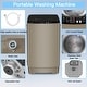 Jeremy Cass Portable Compact Washing Machine, Full-Automatic Laundry ...