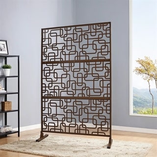 Outdoor & Indoor Privacy Screen Metal Privacy Screen 76" H×48" W - Bed ...