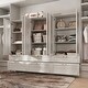 Elegant White Modular Bookcase: Stylish and Flexible Storage Solution ...