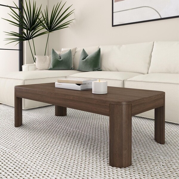 Plank and Beam Modern Rectangular Coffee Table - 48" x 24" - On Sale ...