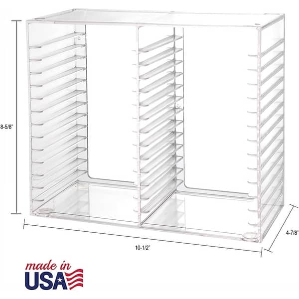 Stackable Clear Plastic CD Organizer. - Bed Bath & Beyond - 39120102