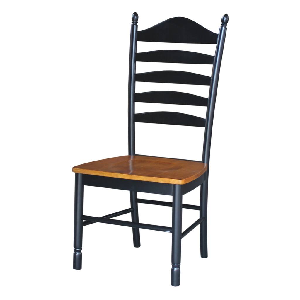 Solid Wood Tall Ladderback Chairs (Set of 2) - Overstock - 20000622