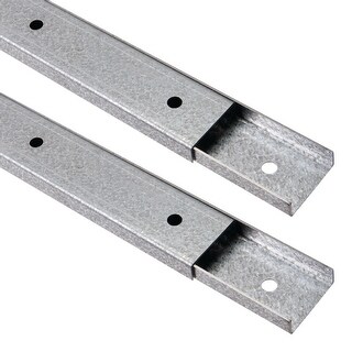 Portfolio HB26 26" Long C Channel Bar Hangers - Aluminum - Bed Bath ...