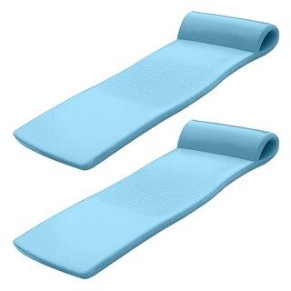 Texas Recreation Sunsation 70 Inch Foam Raft Lounger Pool Float, Blue ...