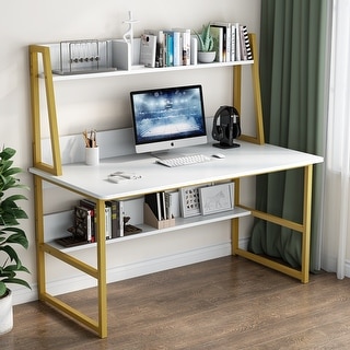 Tribesigns 47 inch Computer Desk with Hutch - Bed Bath & Beyond - 32253227
