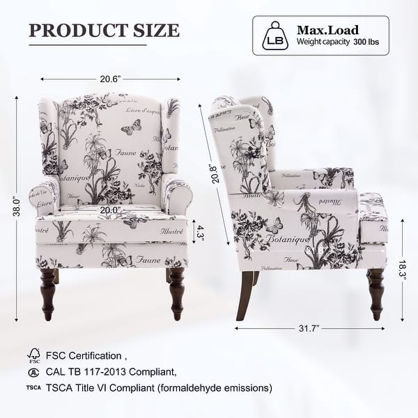 Accent Arm Chair with Turned Legs and Round Arms - Bed Bath & Beyond ...