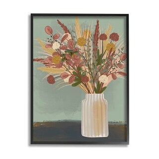 Stupell Varied Botanical Sprigs Arrangement Framed Giclee Art by Lisa ...