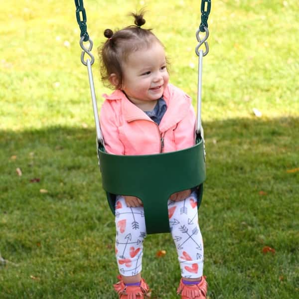 gray bucket swing