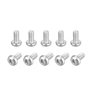 M8x18mm Torx Security Machine Screws, 10pcs 316 Stainless Steel Pan ...
