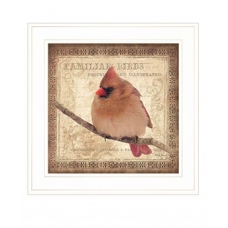 Female Cardinal 1 White Framed Print Wall Art - Bed Bath & Beyond ...