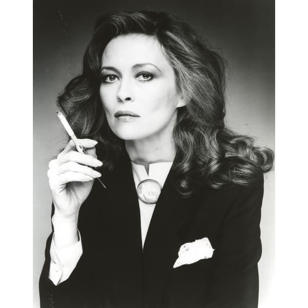 Faye Dunaway Smoking Cigarette in Blazer Photo Print - Bed Bath ...
