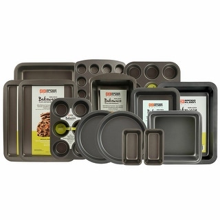 Rangekleen Non-stick Metal 14-Piece Bakeware Set - Gray - Bed Bath & Beyond - 37127320