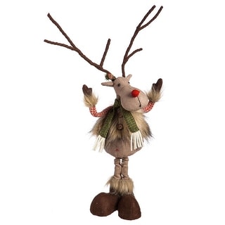 Reindeer Posable Plush Decor - Bed Bath & Beyond - 38426209