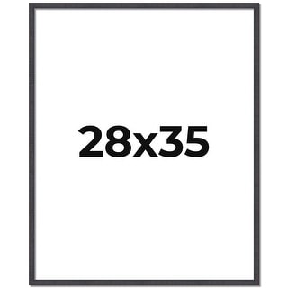 28x35 Frame Brown Picture Frame - Complete Modern Photo Frame Includes ...