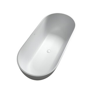69 Inch White Solid Surface Bathtub for Bathroom - Bed Bath & Beyond ...