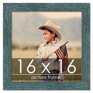 16x16 Distressed/Aged Color Wood Picture Square Frame - Bed Bath ...