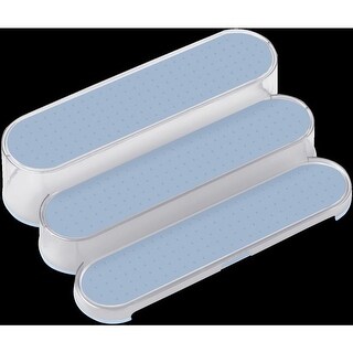 Madesmart 95-77722-06 Clear Blue 3 Tier Shelf Organizer - Bed Bath ...