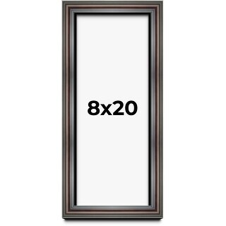 8x20 Shadow Box Frame Brown Cherry | 2.625 Inches Deep Pine Wood - Bed ...