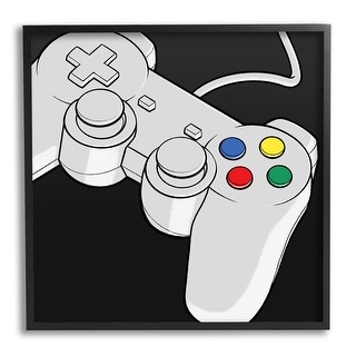 Stupell Video Gaming Controller Framed Giclee Art, Design by Marcus ...