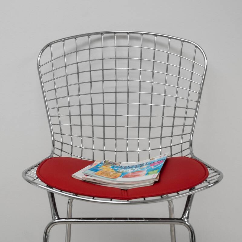 Mid Century Modern Chrome Wire Counter Stool (Set of 2) - N/A - On Sale ...