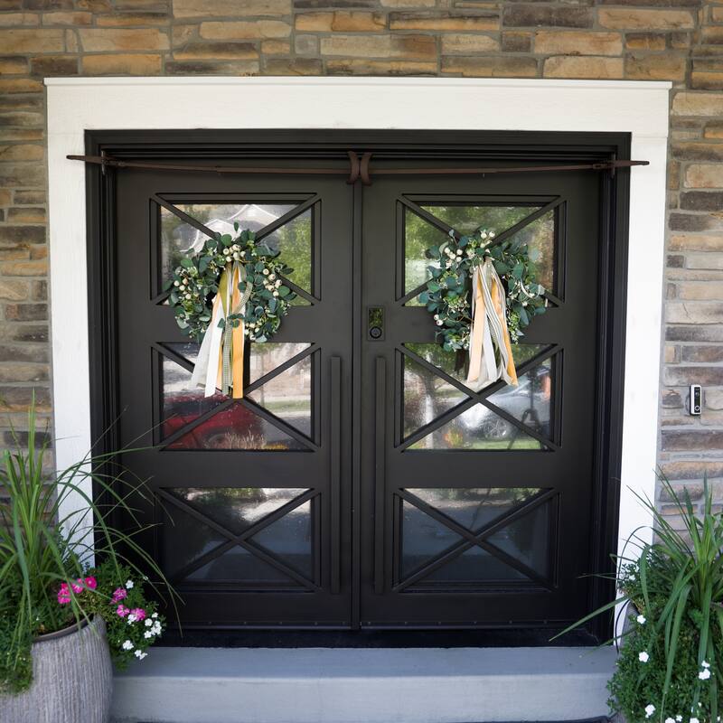 Garland Hanger - Double Door (52-82 Inch Doors) (Brown) - Overstock ...