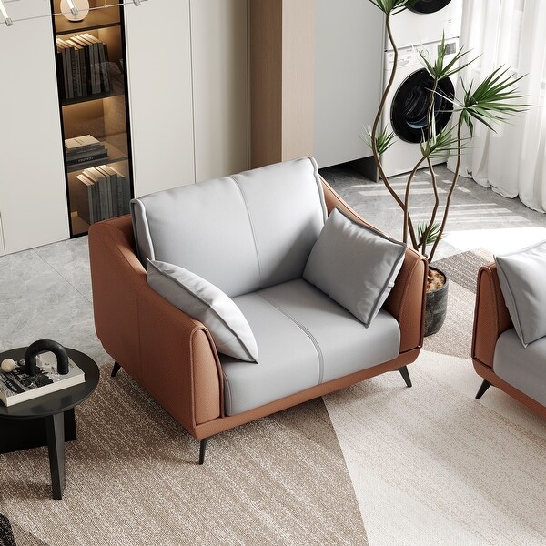 Pillow top arm loveseat store