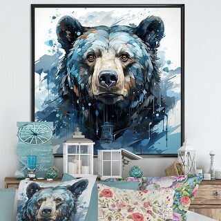 Designart "Abstract Representation Of A Bears Movements I" Animals Bear ...