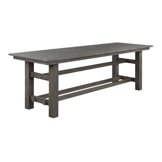 Rustic Farmhouse Counter Height Dining Table - Grey - Bed Bath & Beyond ...