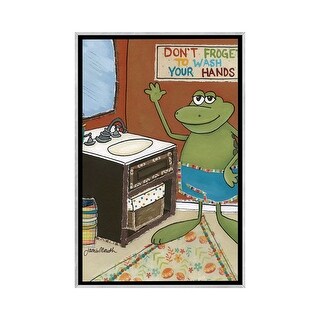 iCanvas "Don't Froget To Wash" by Jamie Morath Framed - Bed Bath ...