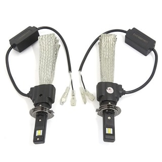 Unique Bargains 2PCS H7 6000K White 30W 3200LM LED Headlight Conversion ...