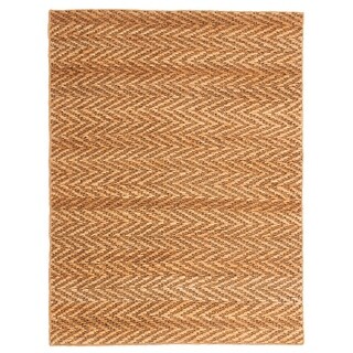 ECARPETGALLERY Flat-weave Palas Denizli Tan Jute Kilim - 5'5 x 7'4 ...