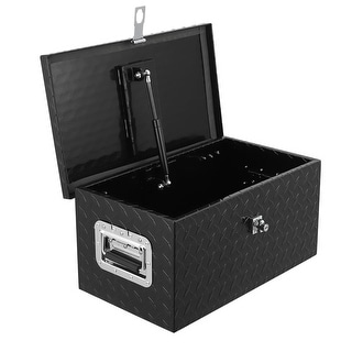 20 Inch Aluminum Diamond Plate Tool Box With Lock and Keys - Bed Bath ...