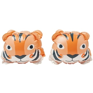Sunnylife: Kids Inflatable Arm Bands - Tino The Tiger, 2 Animal Shaped ...