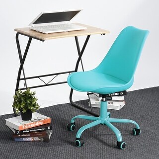 Plastic Swivil Office Task Chair with PU Cushion - Bed Bath & Beyond ...