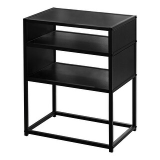 22.25" Black Rectangular Accent Table - Bed Bath & Beyond - 32144009