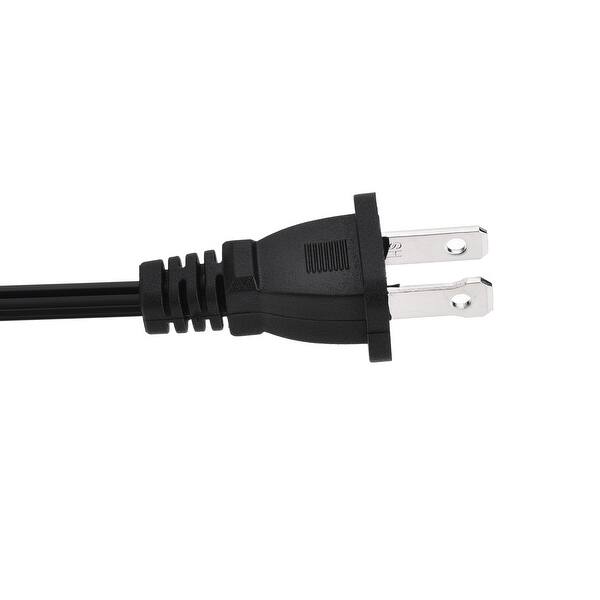 US Plug Lamp Cord, SPT-2 18AWG Power Wire 3.5M Black, UL Listed - Bed ...