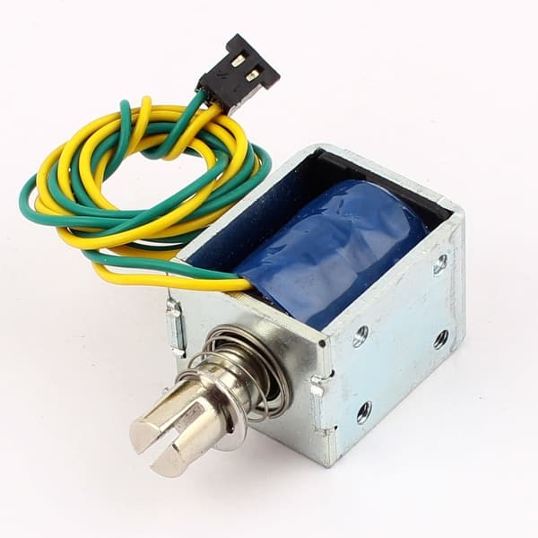 DC 24V 5mm Force 50g Stroke Open Coil Form Pull Type Solenoid ...