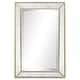 Champagne Bead Beveled Rectangular Wall Mirror - Clear - Bed Bath ...