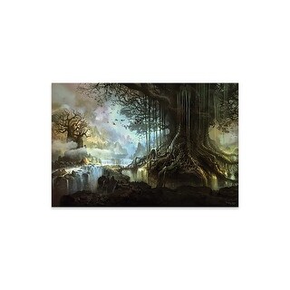 Tree Of Life Print On Acrylic Glass by Ferdinand Ladera - Bed Bath ...