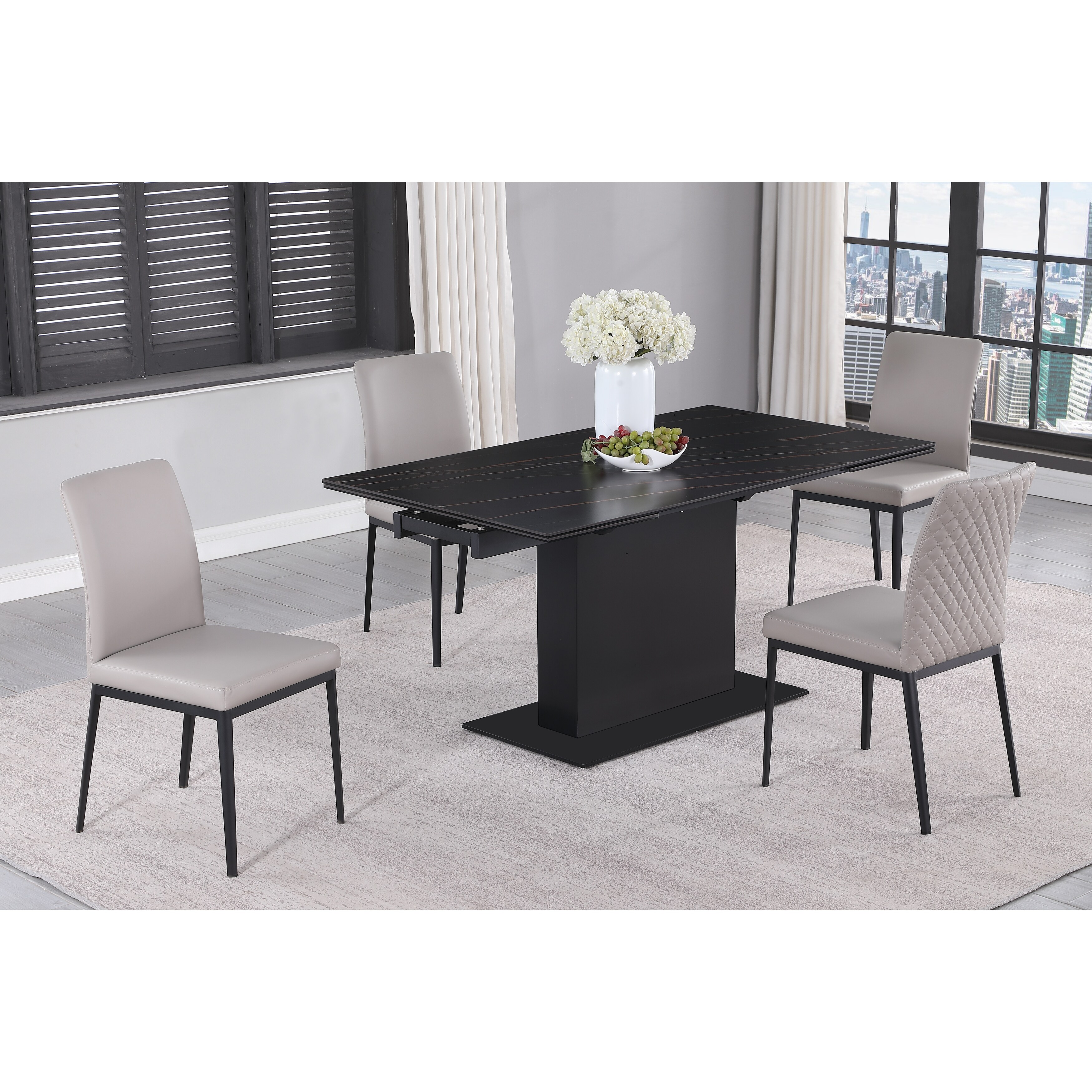 Black Extendable Dining Tables - Bed Bath & Beyond
