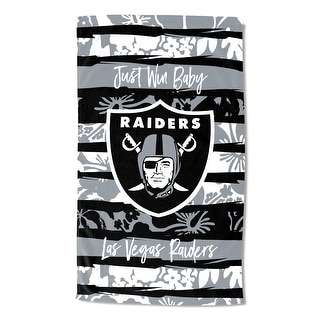 NFL Las Vegas Raiders Pocket Beach Towel - 35"x60" - Bed Bath & Beyond - 39298285