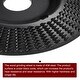 Wood Carving Disk Grinder Wheels, 5" Bevel Grinding Wheel w 7/8" Arbor ...