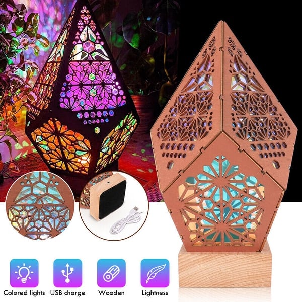 Diamond Night Light Colorful Polar Star Floor Lamp - Bed Bath & Beyond ...