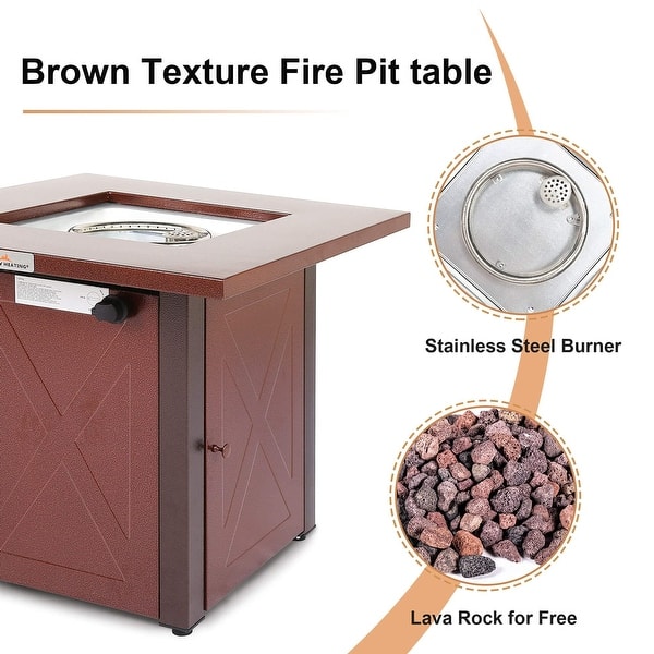 Outdoor Propane Gas Fire Pits Table - Bed Bath & Beyond - 37684494