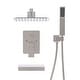 Topcraft Wall-Mounted 10-Inch Rain Shower System with Handheld ...