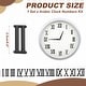 Clock Numbers, Roman Clock Numbers Kit Parts Digital for Living Bed ...