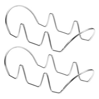 2pcs Taco Holders, Taco Stands, Holds 3 Soft Tacos, Silver - Bed Bath ...
