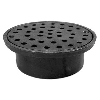 Jones Stephens C73004 4 Black Cast Iron KENTUCKY Flare Drain - Natural ...