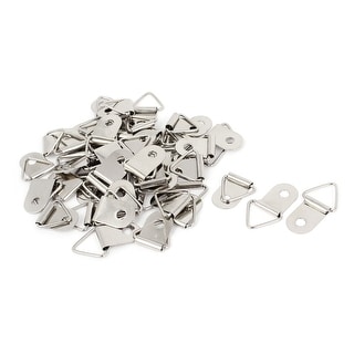 50Pcs Triangle D-Ring Picture Photo Oil Painting Mirror Frame Hook ...
