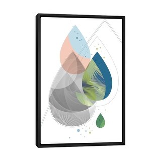 iCanvas "Elemental - Rain" by Soul Curry Art & Illustrations Framed ...